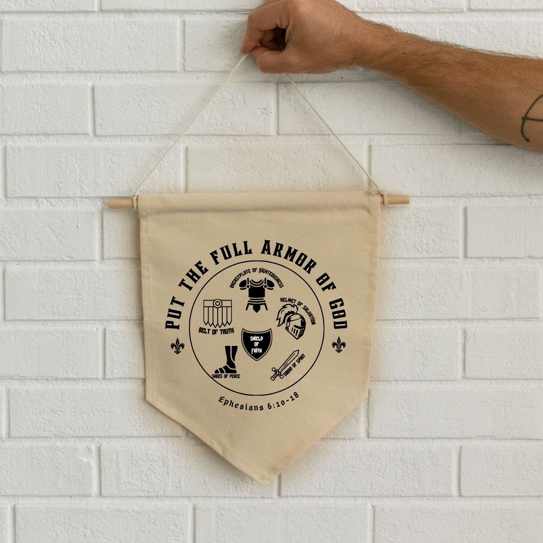 Armor of God - Small Banner | Little & Brave